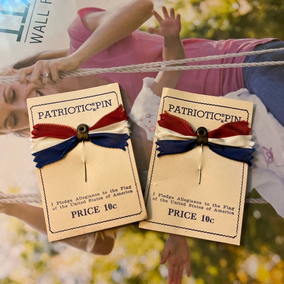 Vintage | Jewelry | True Vintage Patriotic Pins | Poshmark